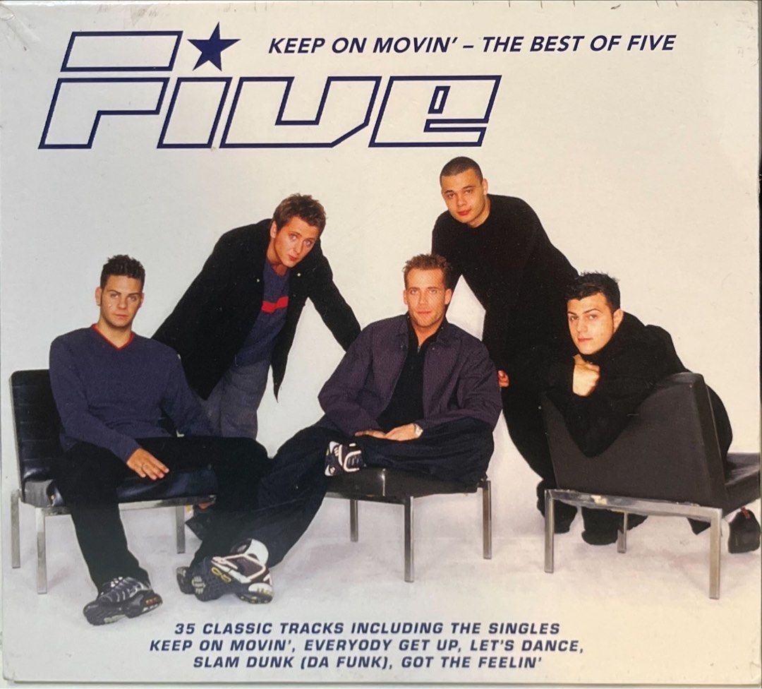 Five: Keep on moving - The Best of 2CD, Hobbies & Toys, Music & Media, CDs & DVDs on Carousell