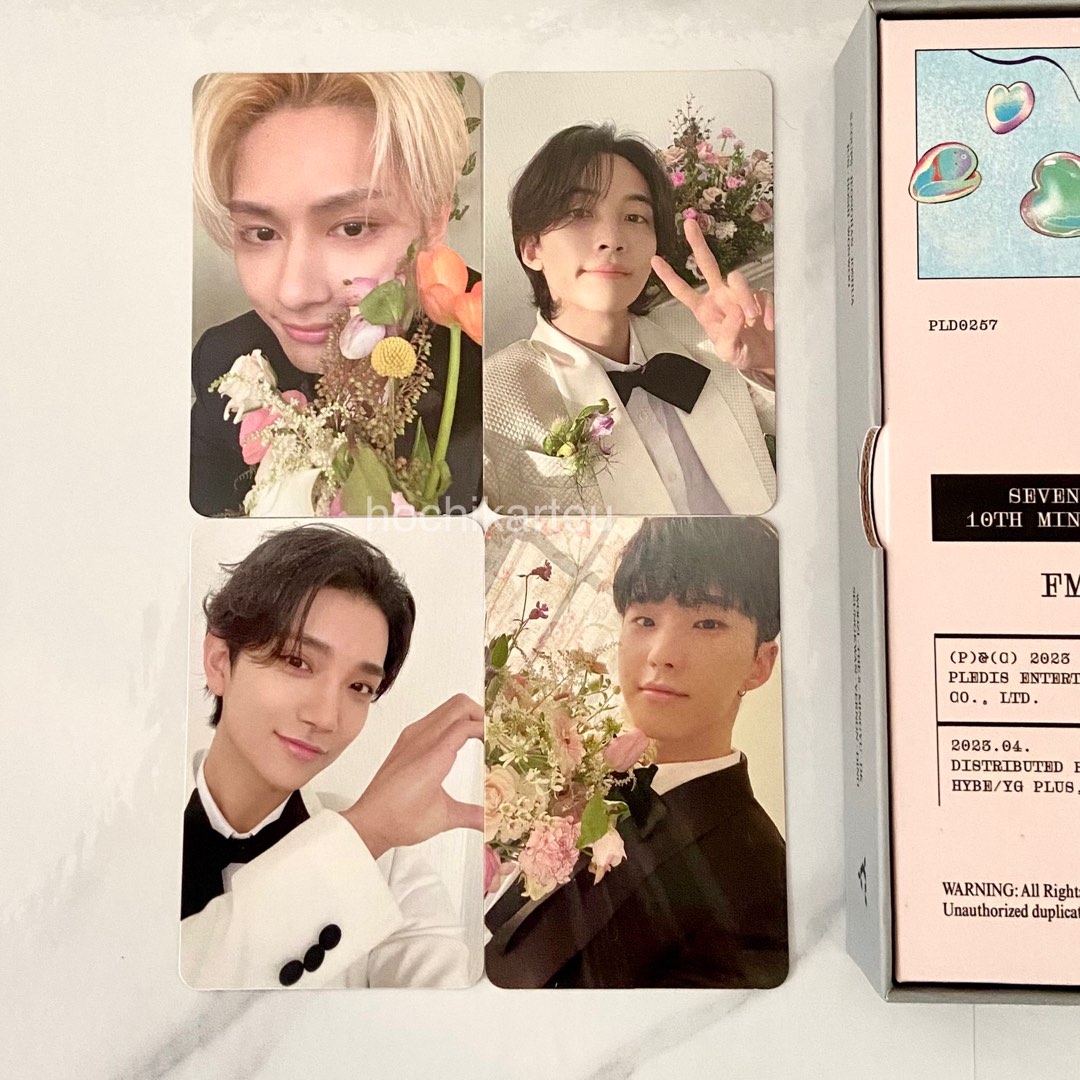 FML Carat Version Photocards (Jun, Jeonghan, Joshua, Hoshi) on Carousell