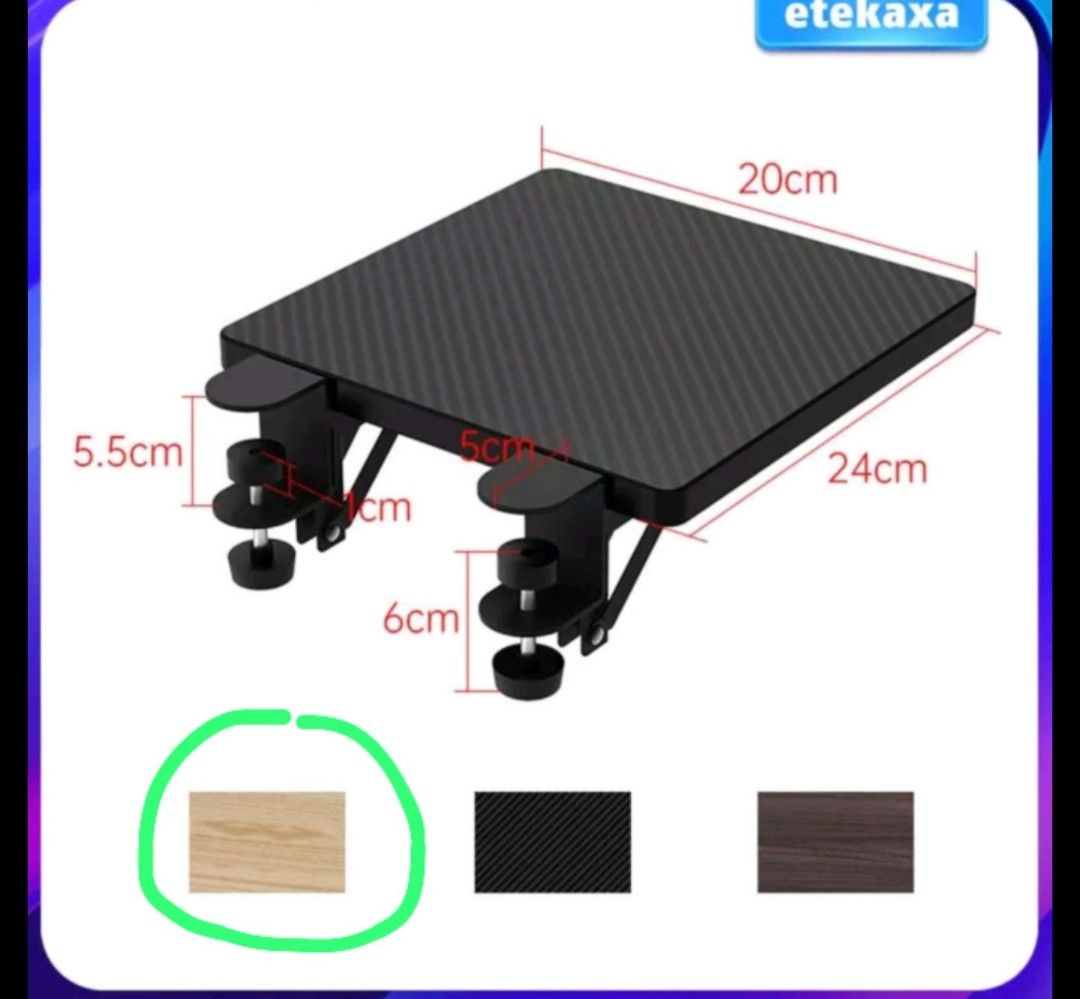 Foldable Desk/Table Extender, Furniture & Home Living, Furniture ...