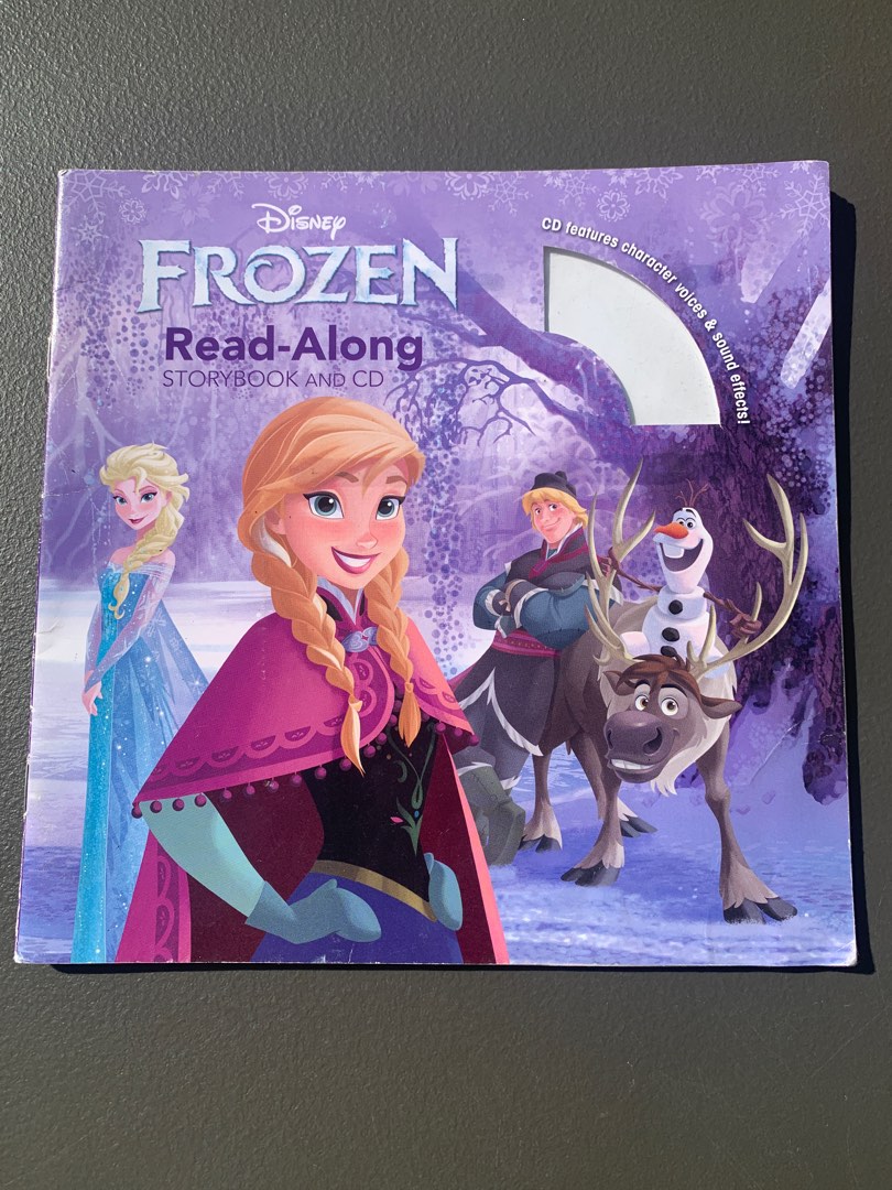 Frozen book Icy adventure (w/o CD) on Carousell
