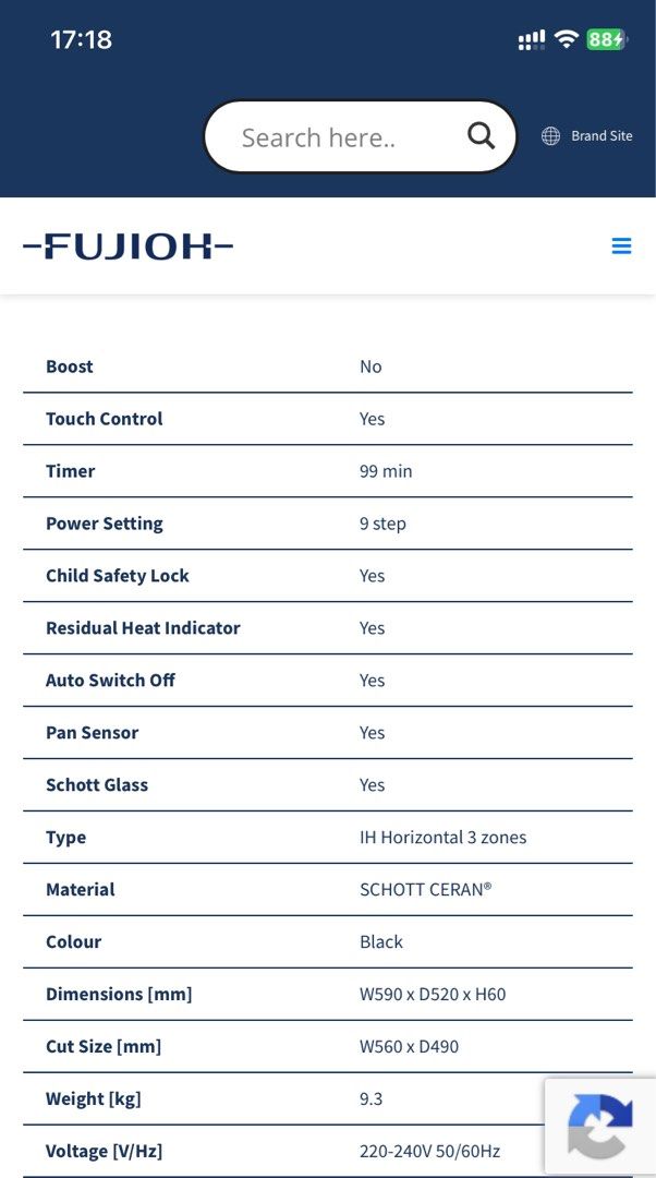 Fujioh FH-ID5130 Induction Hob, TV & Home Appliances, Kitchen Appliances, Hobs & Hoods on Carousell