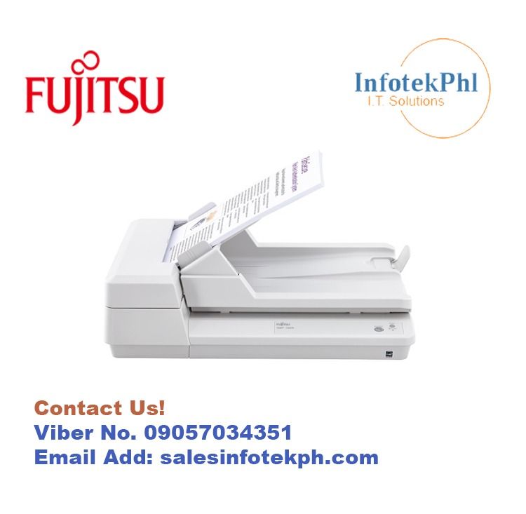 FUJITSU Image Scanner SP-1425 ADF+Flatbed; 25ppm; 3,000/day; 50 sheets ...