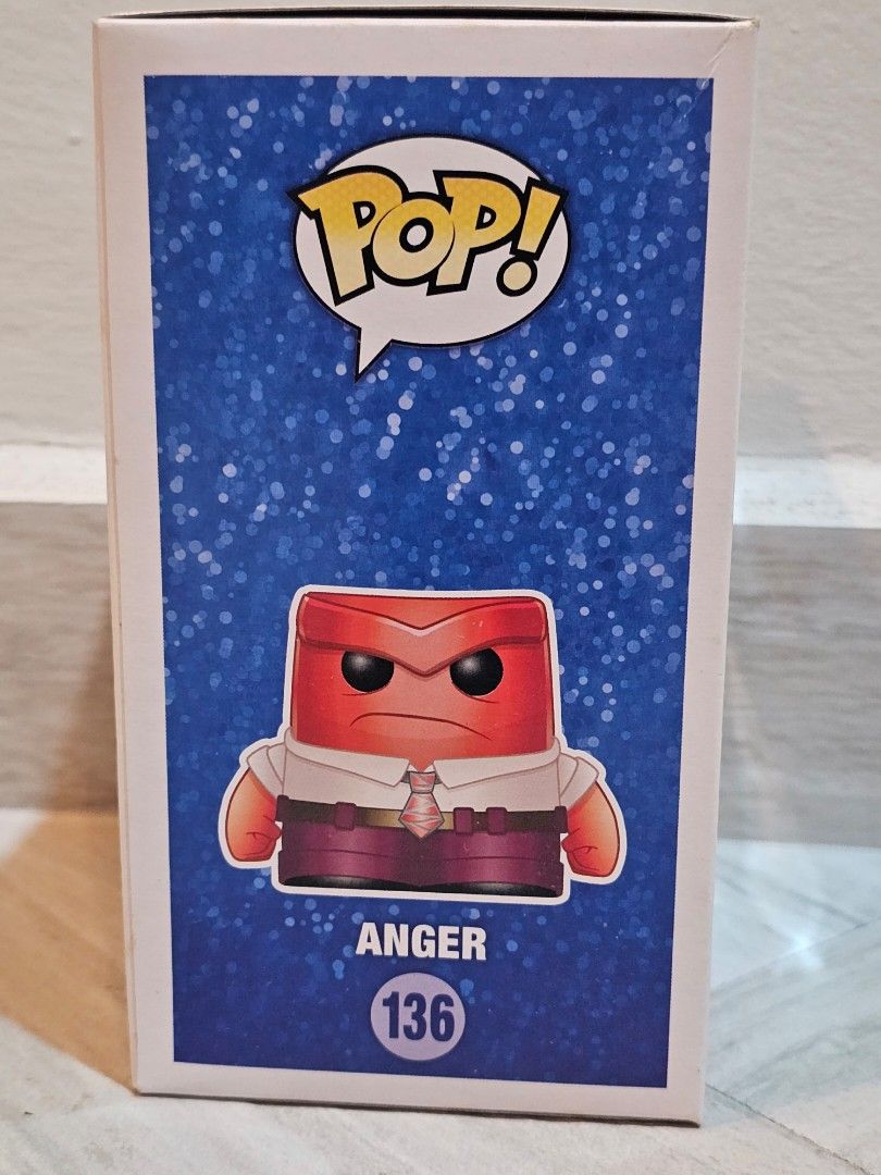 Funko - Pixar Inside Out : Anger, Hobbies & Toys, Toys & Games on Carousell