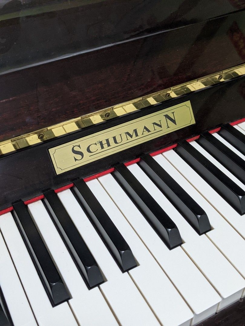 German Upright Piano (Schumann) w/ Chair & Books, Hobbies & Toys, Music ...
