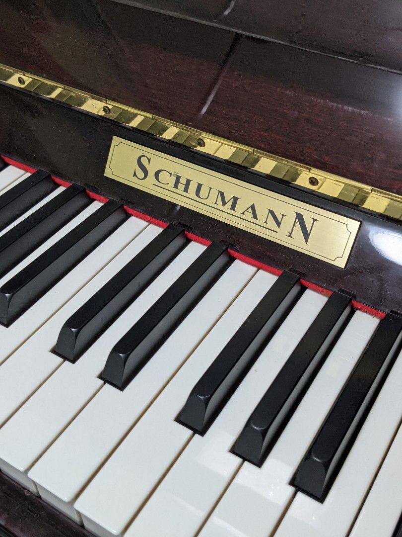 German Upright Piano (Schumann) w/ Chair & Books, Hobbies & Toys, Music ...