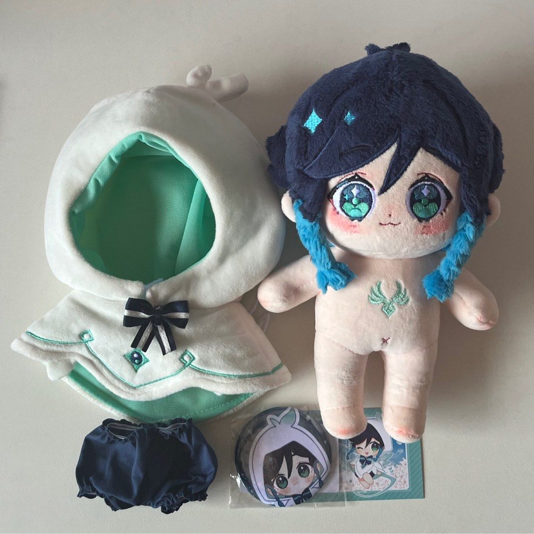 [GI] Genshin Impact - Venti Omodoki Isaky 20cm Plush Doll Nui Set ...