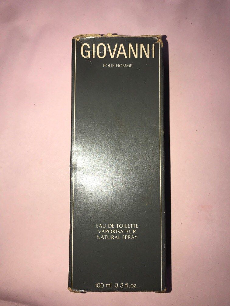 GIOVANNI. POUR HOMME. EAU DE TOILETTE. VAPORISATEUR NATURAL SPRAY ...