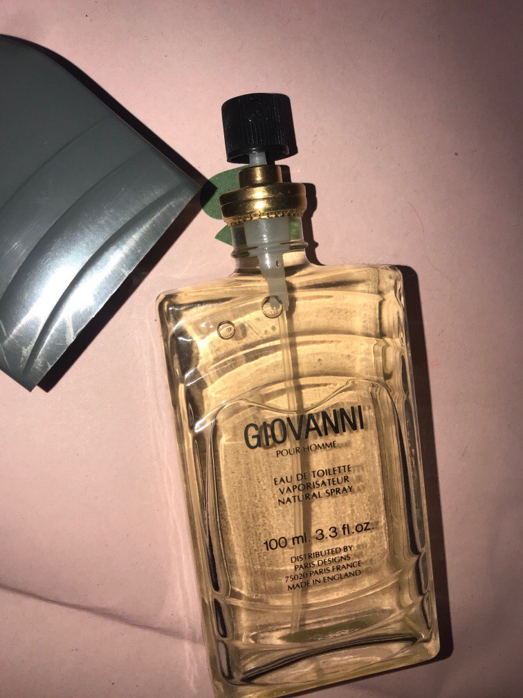 GIOVANNI. POUR HOMME. EAU DE TOILETTE. VAPORISATEUR NATURAL SPRAY ...