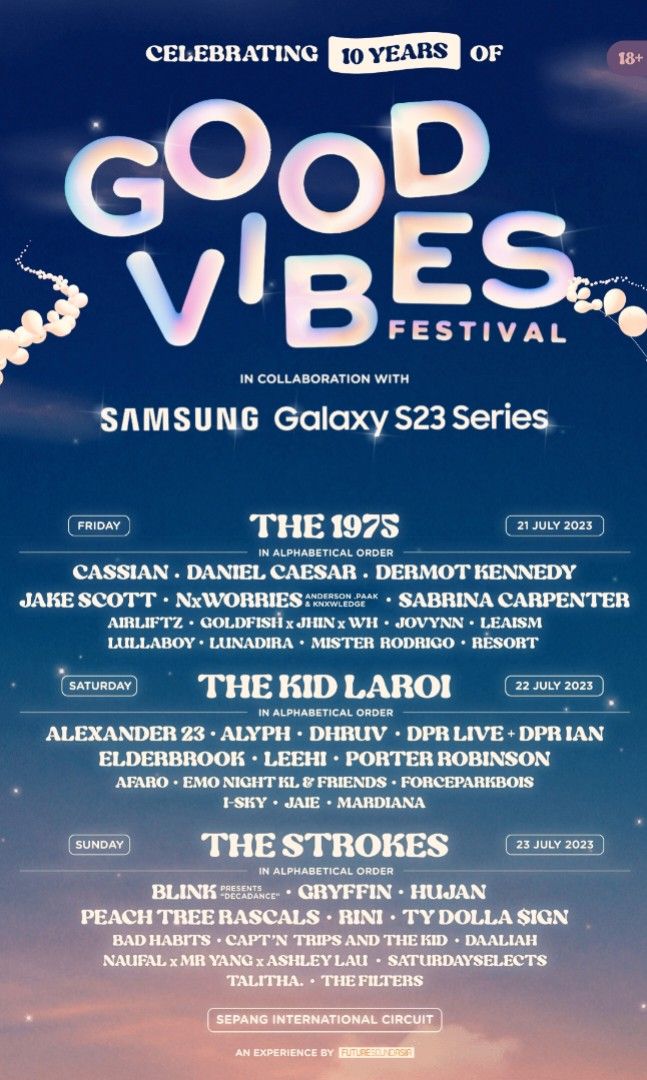Good Vibes Festival 2023 GA 3 DAY PASS - PHASE 1, Tickets & Vouchers ...