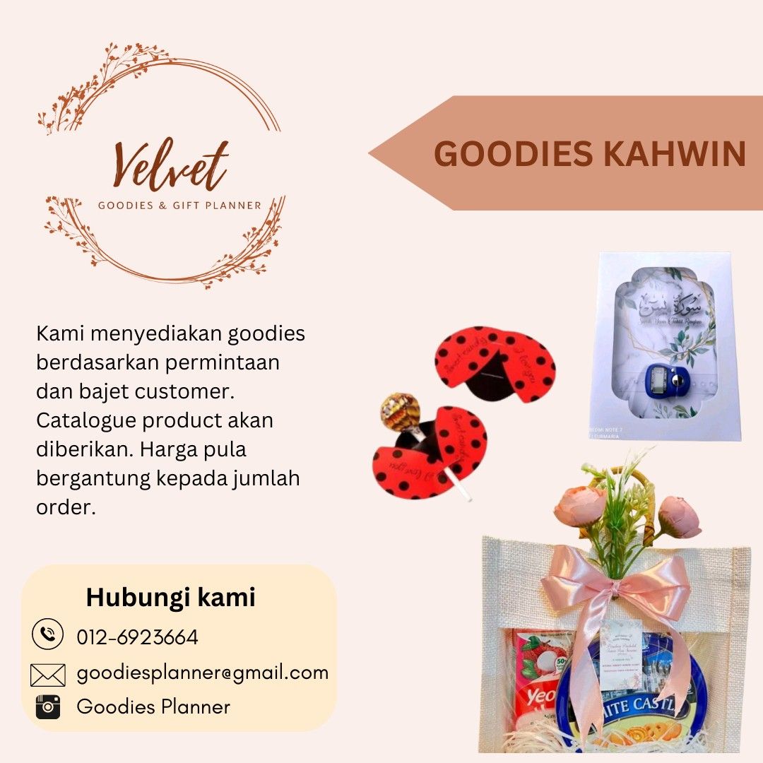 GOODIES KAHWIN/HAMPER HARI KELUARGA/CORPORATE GIFT/BIRTHDAY GOODIES ...