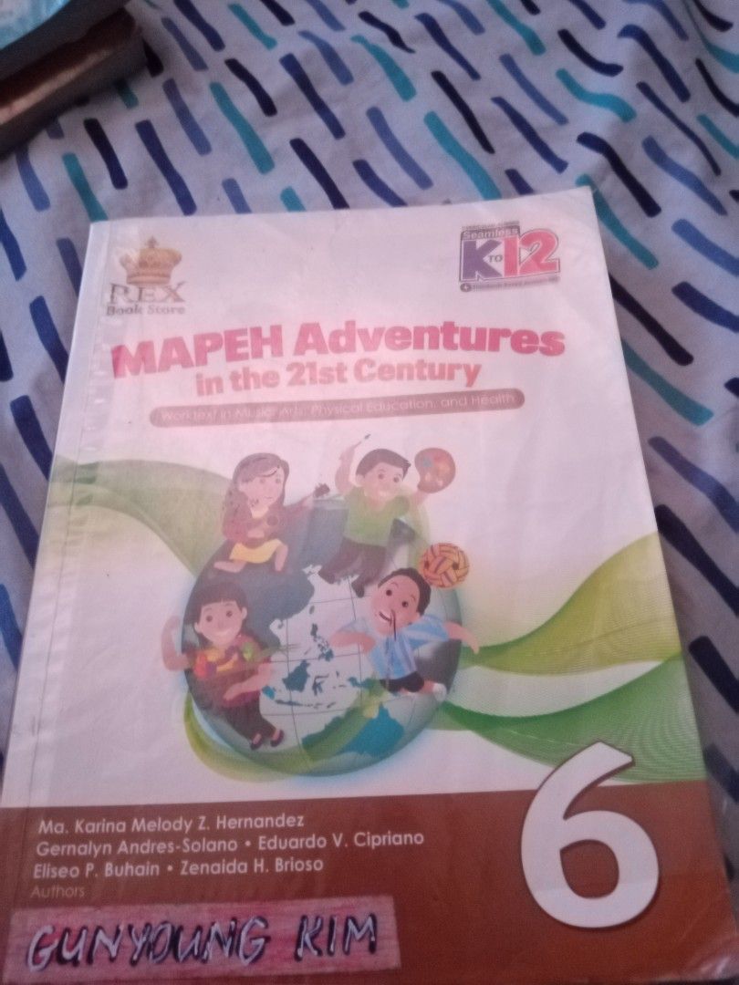 Grade 6 MAPEH 2019 REX book store on Carousell