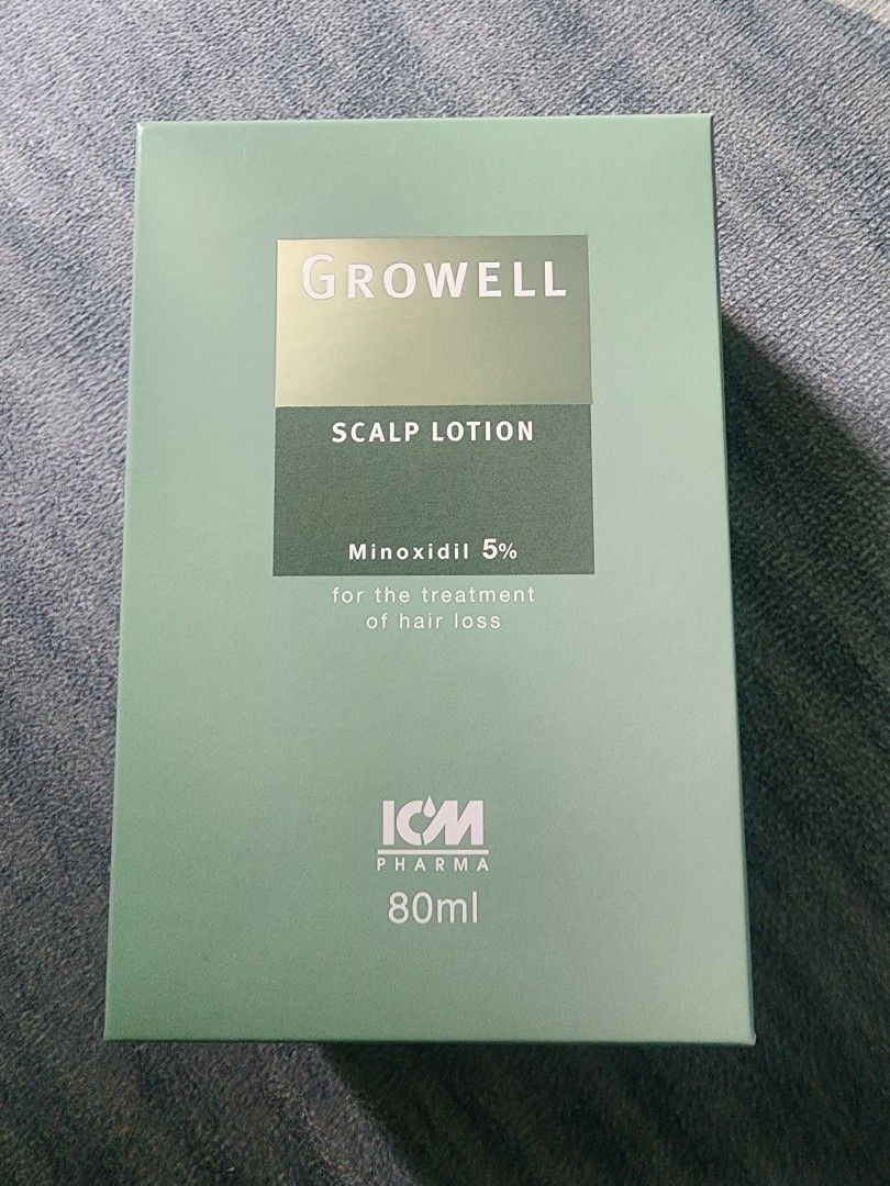 Growell Minoxidil 5% (80ml), Beauty & Personal Care, Hair on Carousell