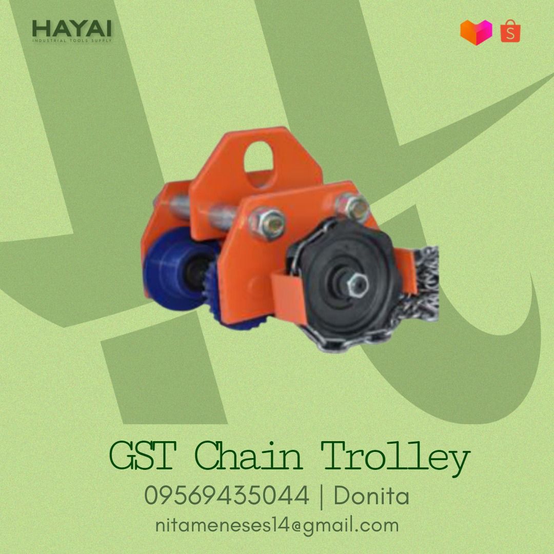 GST Chain Trolley, Commercial & Industrial, Industrial Equipment on ...