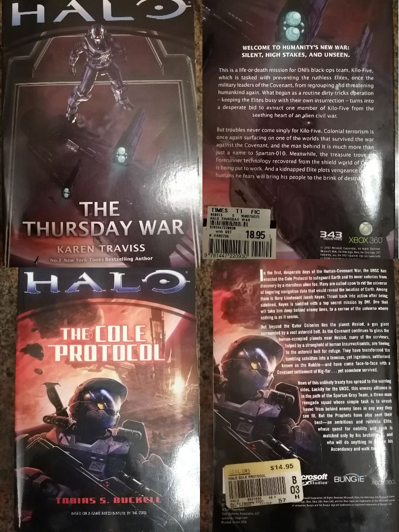 Halo Encyclopedia, Halo novels, Halo comic, Hobbies & Toys, Books ...