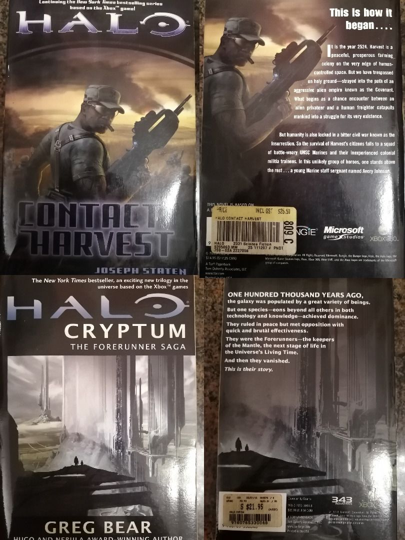 Halo Encyclopedia, Halo novels, Halo comic, Hobbies & Toys, Books ...