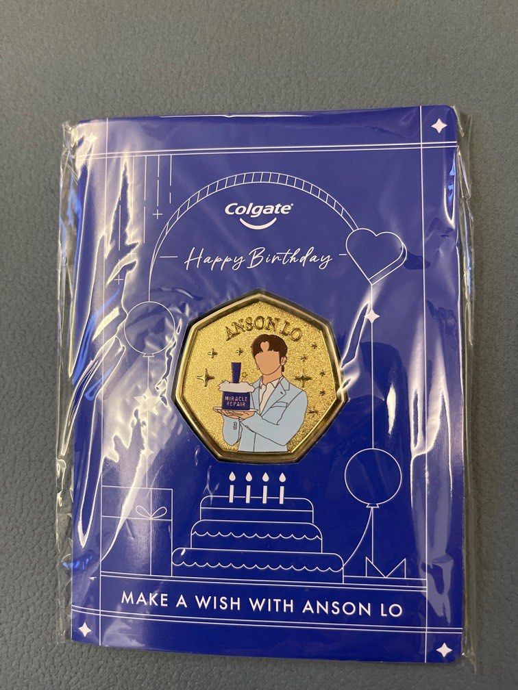 Happy birthday to Anson Lo x Colgate Miracle repair 神級護齦金幣, 興趣及遊戲, 手作 ...