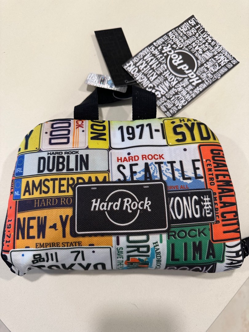 Hard Rock Packable and Foldable Backpack Authentic, Women's Fashion ...