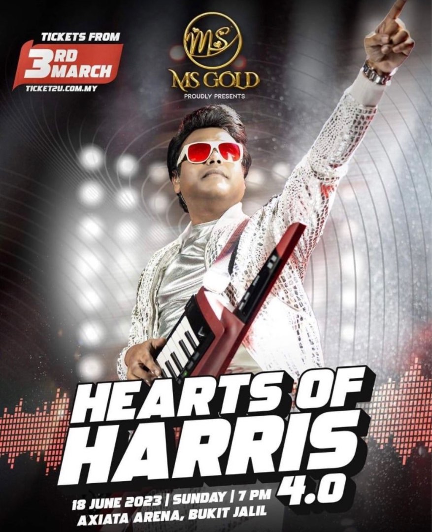 Harris Concert Tickets KL Malaysia - highly negotiable , Tickets & Vouchers, Event Tickets on ...