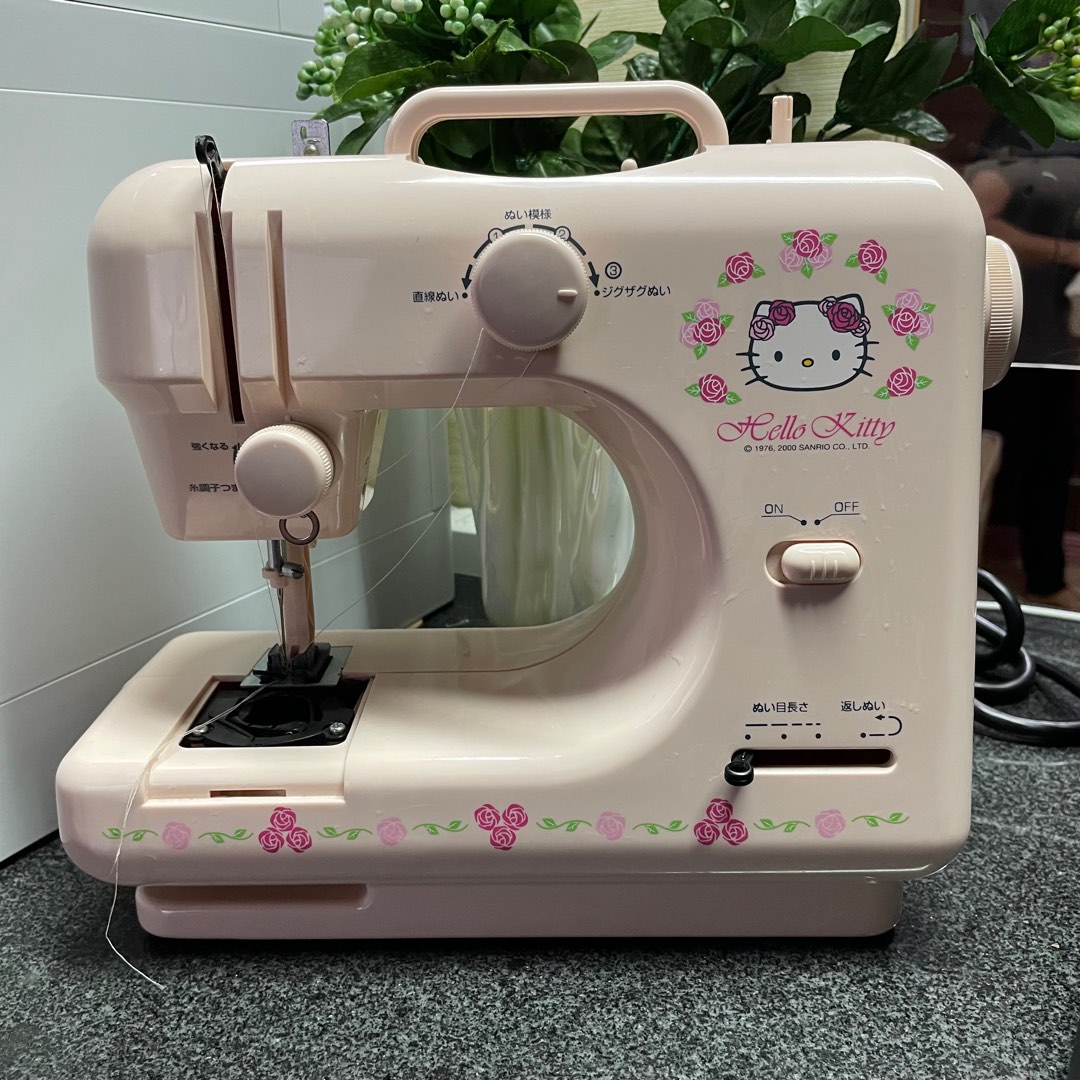 HELLO KITTY SEWING MACHINE WORKING on Carousell