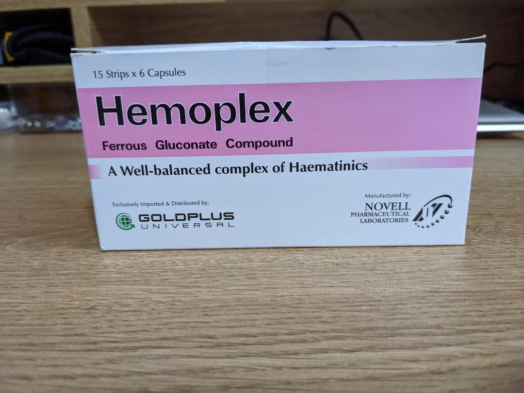 Hemoplex Iron Supplement, Health & Nutrition, Health Supplements ...
