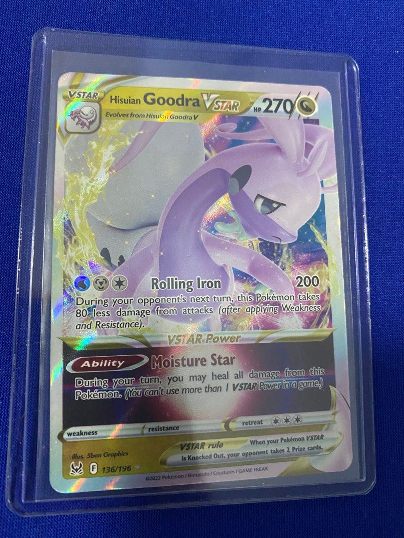 Hisuian Goodra VSTAR #136 Pokemon Lost Origin, Hobbies & Toys, Toys ...
