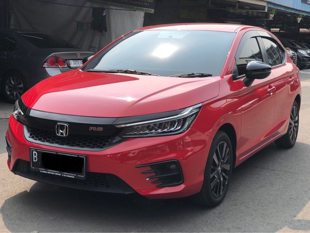 HONDA CITY HB RS 2021 MANUAL MERAH, Mobil & Motor, Mobil untuk Dijual ...