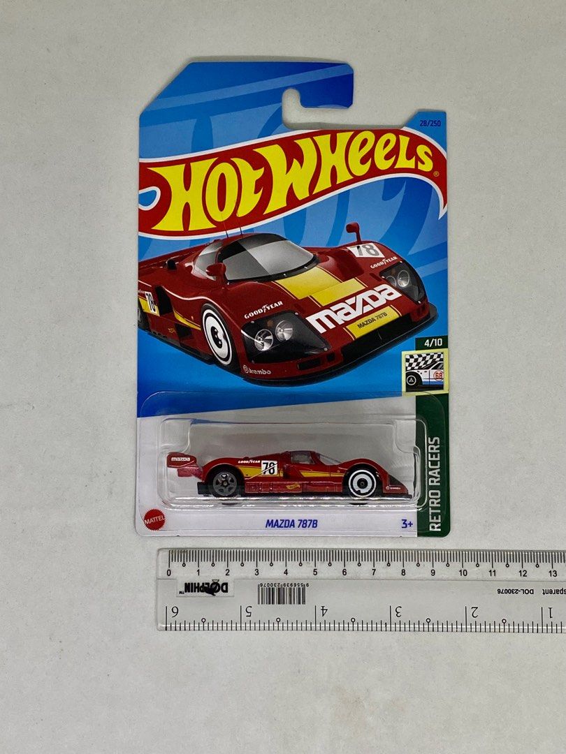 Hot Wheels MAZDA 787B Red 78 Good Year Retro Racers Sports 1/64 Diecast ...