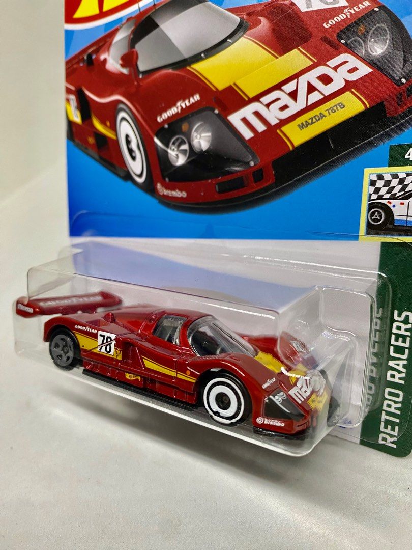 Hot Wheels MAZDA 787B Red 78 Good Year Retro Racers Sports 1/64 Diecast ...
