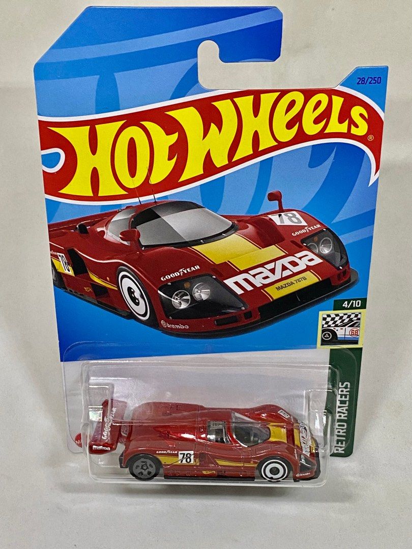 Hot Wheels MAZDA 787B Red 78 Good Year Retro Racers Sports 1/64 Diecast ...