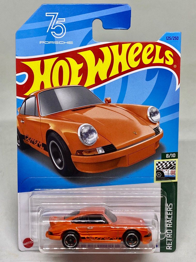 Hot Wheels PORSCHE 911 CARRERA RS 2.7 Orange 75 th 1/64 Diecast Car ...