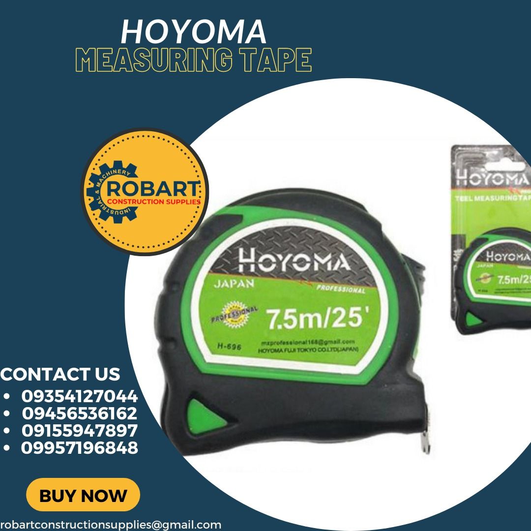 HOYOMA MEASURING TAPE, Commercial & Industrial, Construction Tools ...