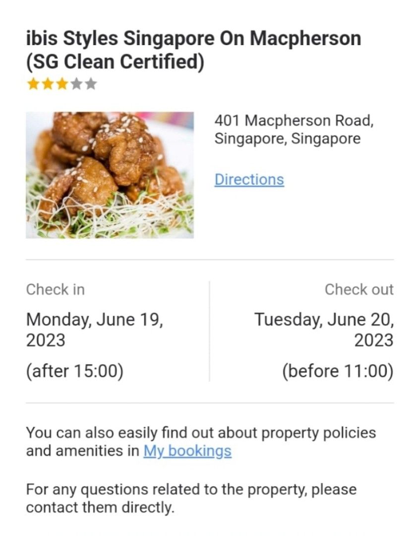 Ibis Singapore Macpherson (SG Clean Certified), Tickets & Vouchers ...