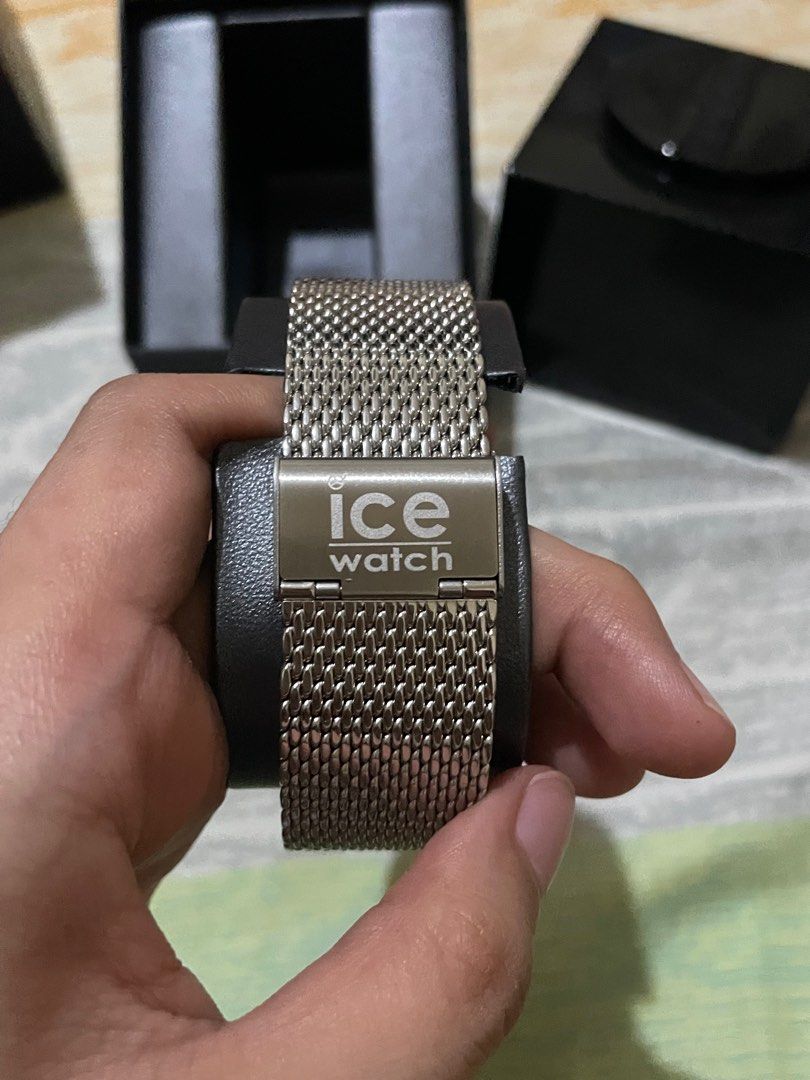 ICE steel Mesh blue- Chrono, Men's Fashion, Watches & Accessories ...