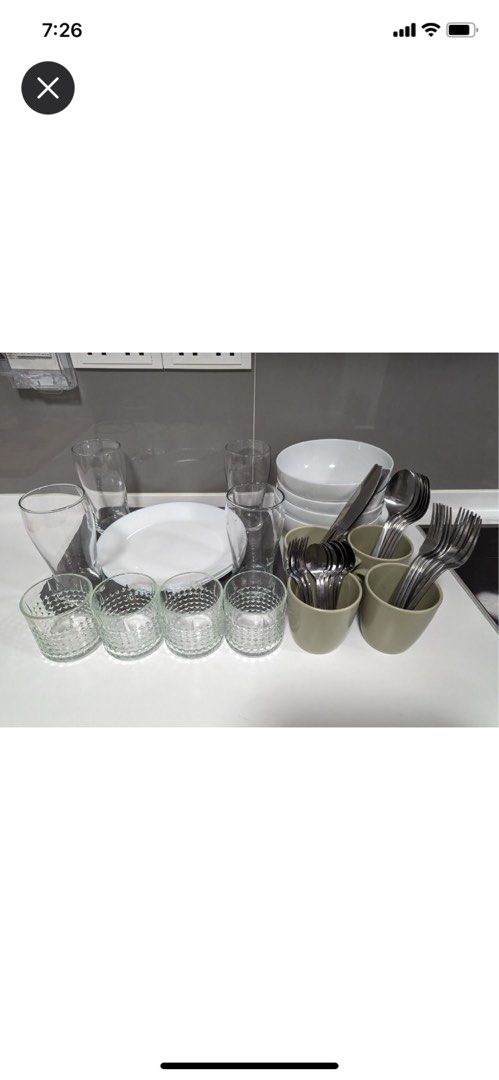 Ikea Dinner set, Furniture & Home Living, Kitchenware & Tableware ...