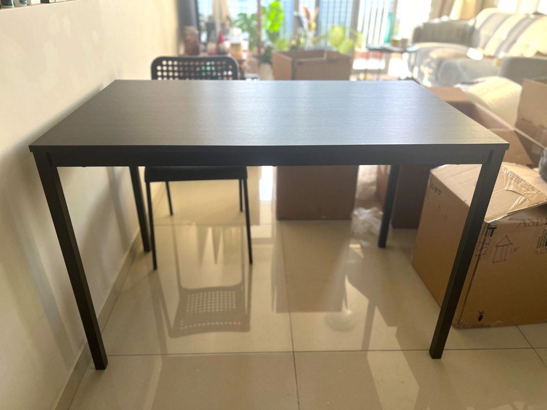 IKEA Sandsberg Table, Black, Dining / Study, Furniture & Home Living ...