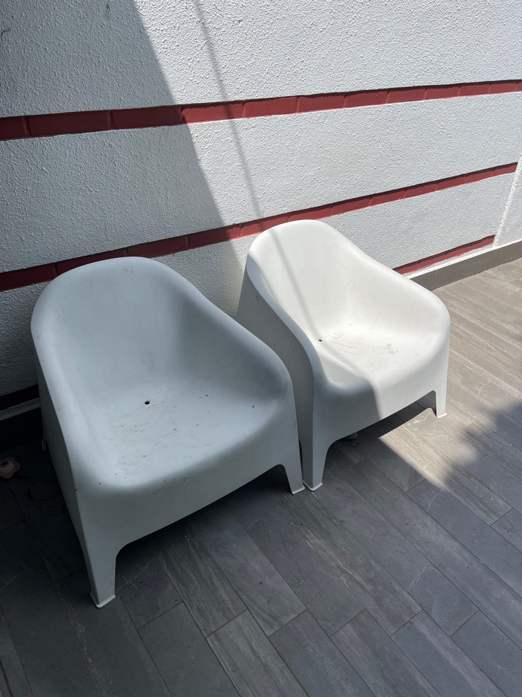iKea Skarpo Outdoor Armchair (Pair), Furniture & Home Living, Outdoor ...