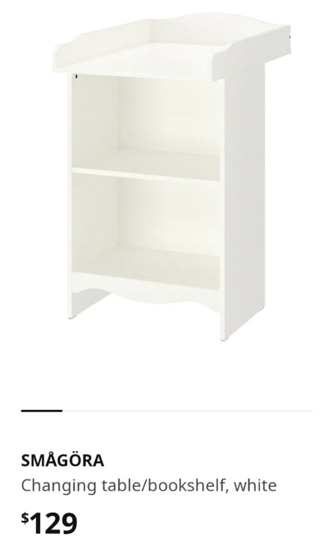 IKEA Smagora Changing table/ shelf, Babies & Kids, Baby Nursery & Kids ...