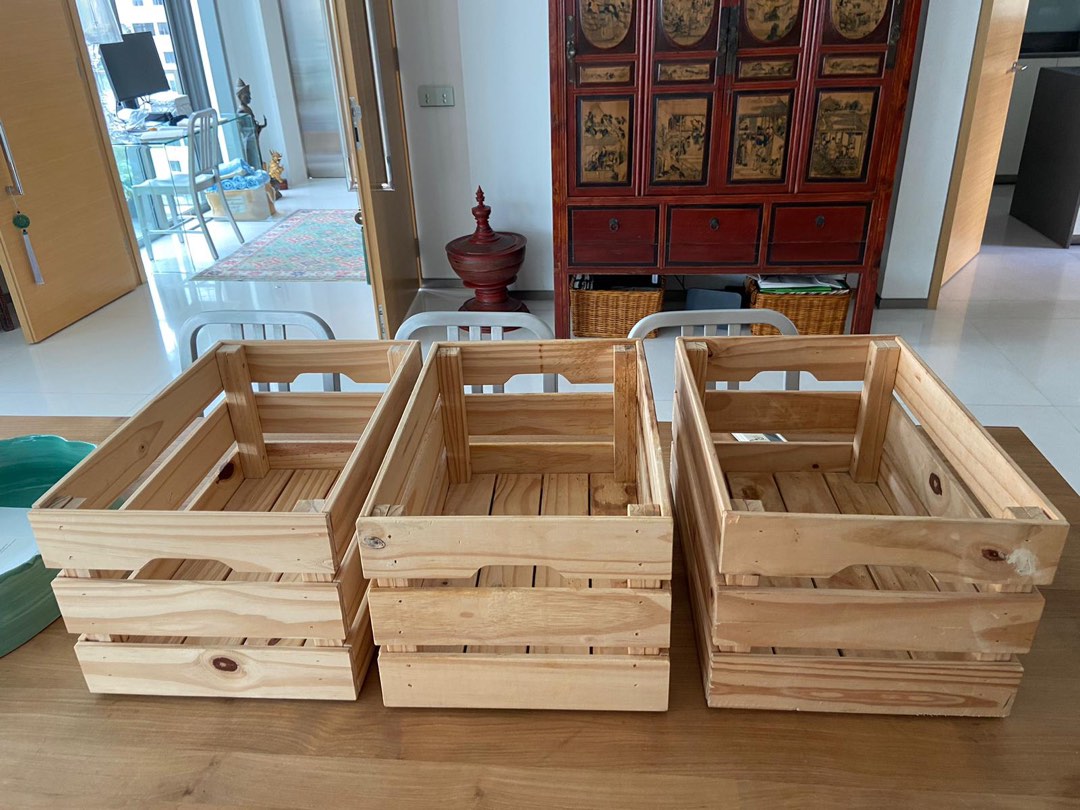 IKEA storage box / Ladder (sold individually or set of 4), Furniture ...