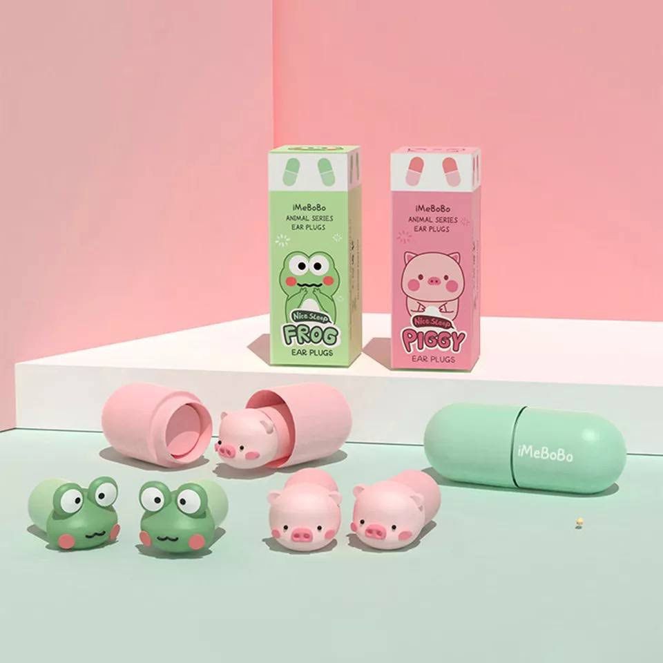 Imebobo Color Mini Ear Plugs | Animal Series | Noise Cancelling ...
