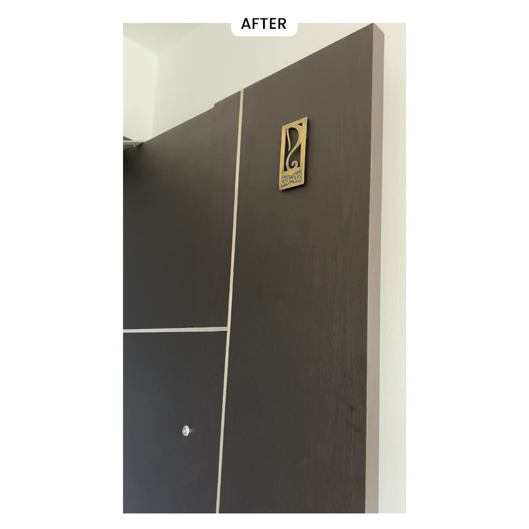 INFEEL Sticker HDB Bedroom Door Laminate / Door Wrapping / Door Sticker ...