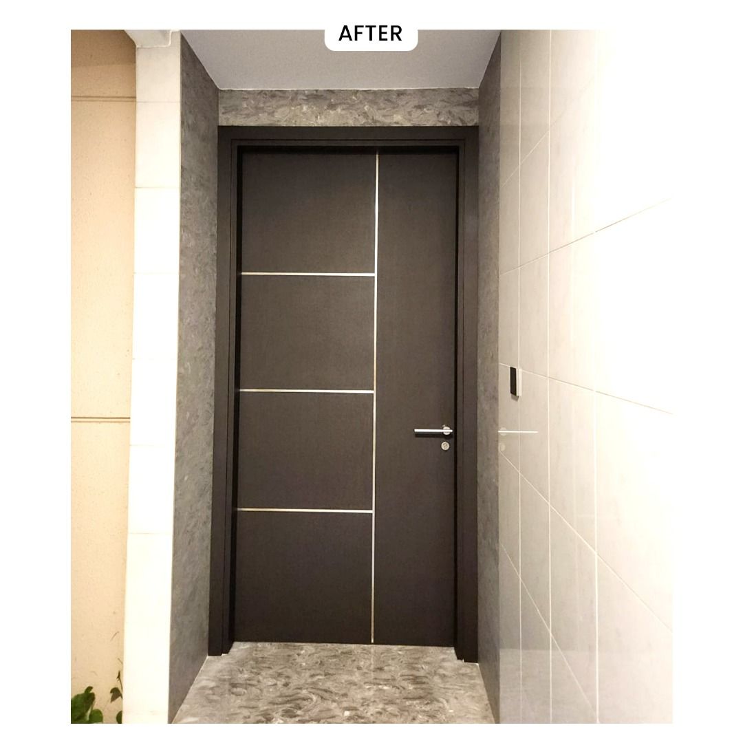 INFEEL Sticker HDB Bedroom Door Laminate / Door Wrapping / Door Sticker ...