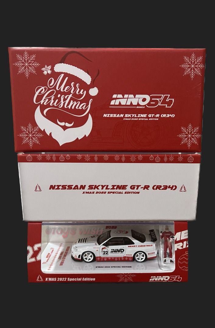INNO64 Nissan Skyline GT-R(R34) X'MAS 2022 Special Edition [CHASE ...