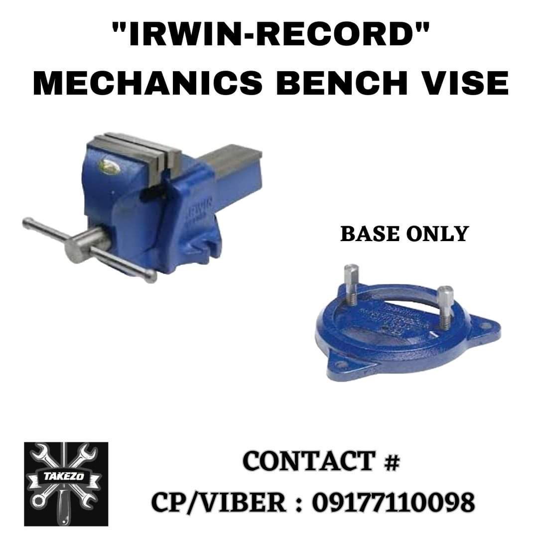 IRWIN-RECORD MECHANICS BENCH VISE on Carousell