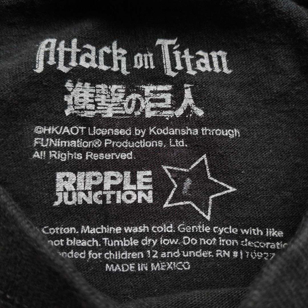 Kaos Ripple junction attack on titan chibi official, Fesyen Pria ...