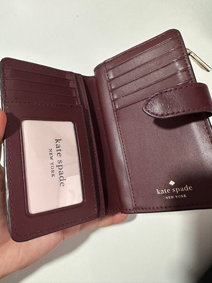 Kate Spade Natalia Medium Compact Bifold Wallet, Women's Fashion, Bags & Wallets, Wallets & Card ...