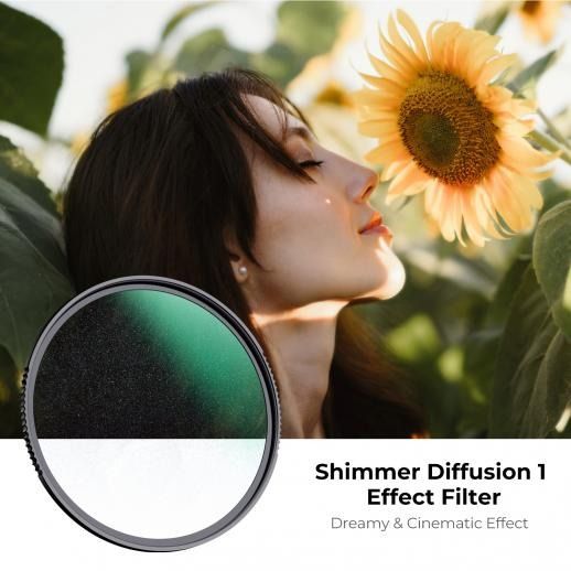 K&F Concept Shimmer Diffusion 1 Filter Optical Glass Glimmer Effect ...