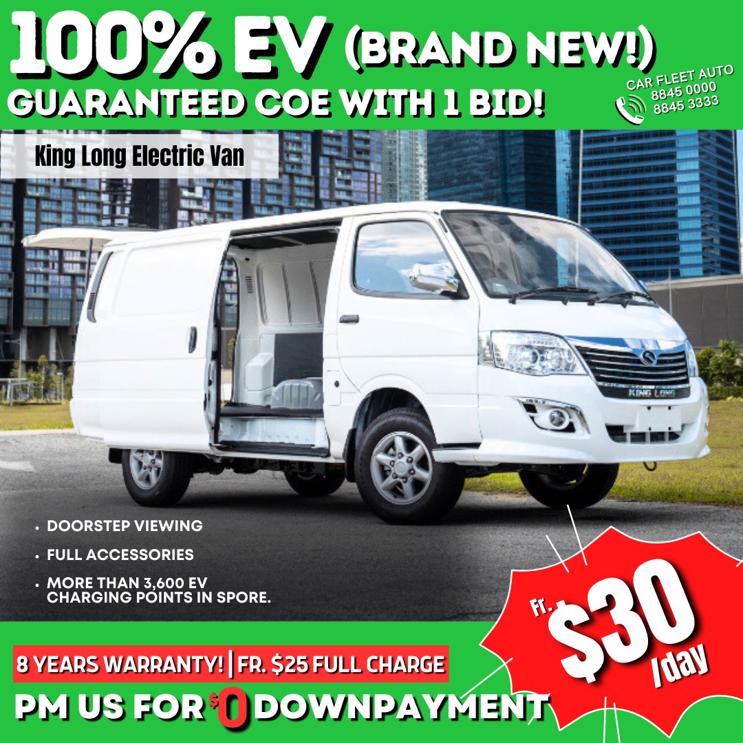 King Long Electric Van Auto, Cars, Commercial Vehicles, Used on Carousell