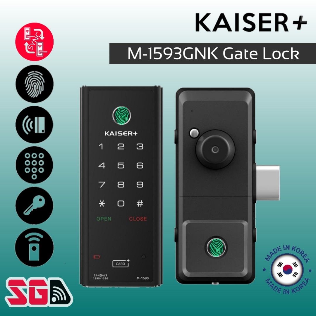 ⭐️Korea Bundle⭐️ Kaiser+ M1593GNK Gate + M1590SKK Door Synchronize ...