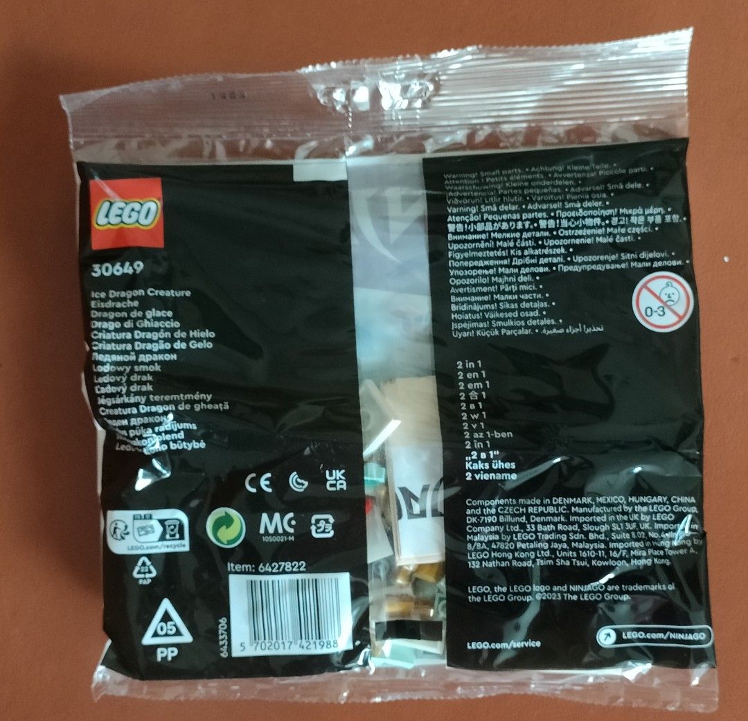 Lego Ninjago Ice Dragon Creature 30649, Hobbies & Toys, Toys & Games on ...