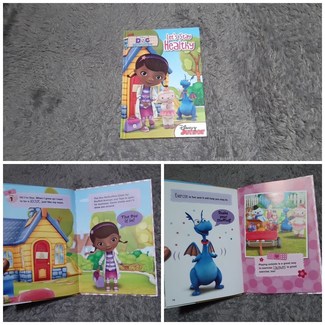 Lets Stay Healthy Doc McStuffins bahasa Inggris buku anak HC, Buku ...